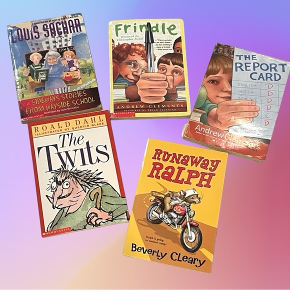 Other | 5 Book Collection By Beverly Cleary Andrew Clements Roald Dahl ...